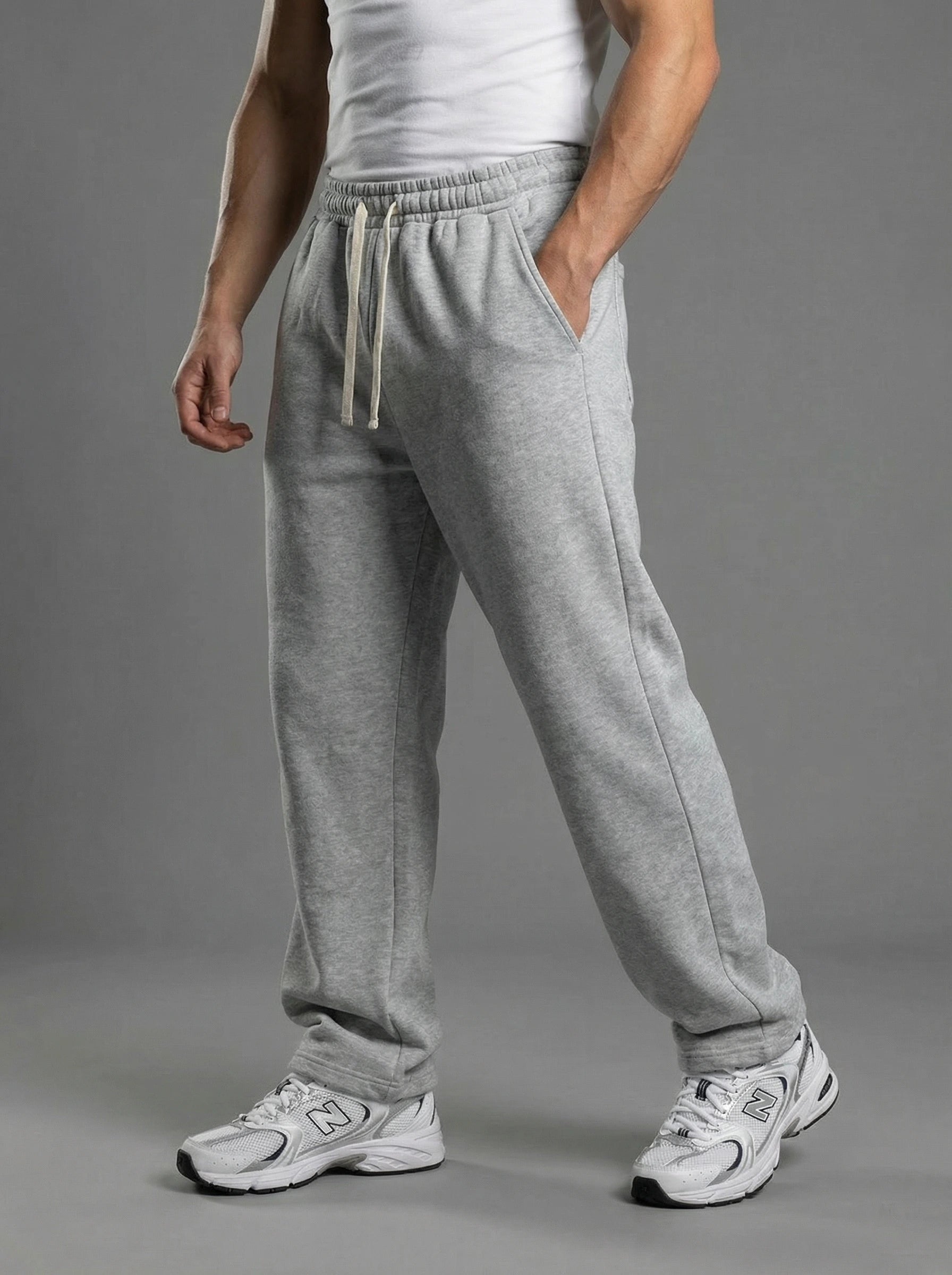 Fleece-Lined Relaxed Sweatpants – Trueform